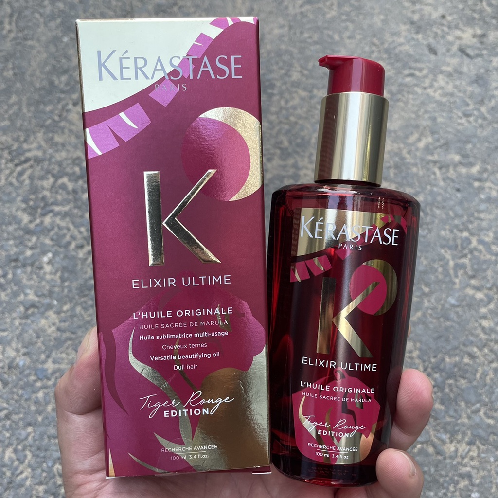 Dầu dưỡng tóc phục hồi phiên bản giới hạn Kerastase Elixir Ultime Tiger ...
