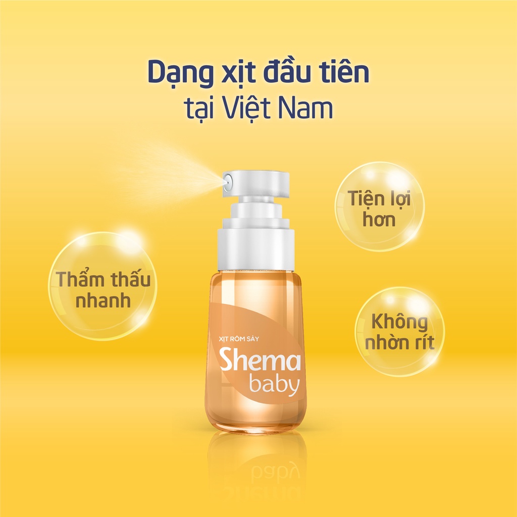 Mua Xịt rôm sảy hăm tã SHEMA BABY hỗ trợ giảm các triệu chứng do rôm ...