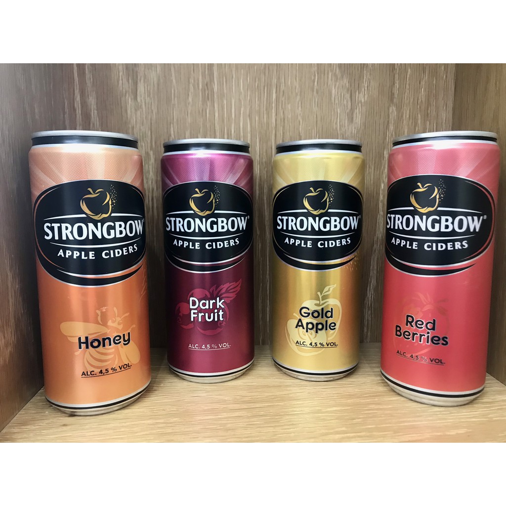 [ GIÁ RẺ NHẤT] STRONGBOW nước táo lên men 4 vị ( Lon 330ml) | Shopee ...