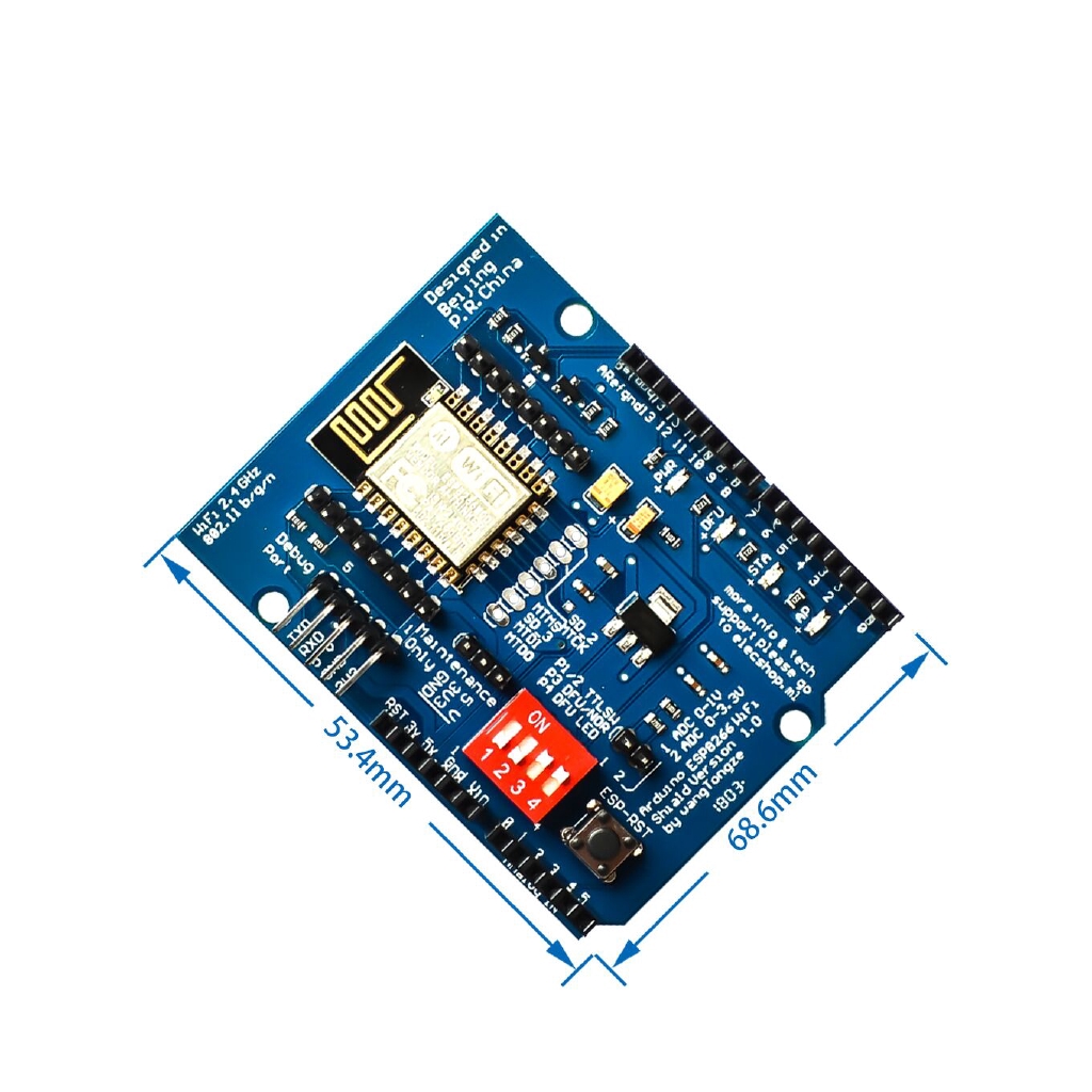 Bảng Mô đun Wifi Esp8266 Esp 12 Esp 12e Uart Cho Arduino Mega Uno R3 Mega 33v 5v Ttl Holcim