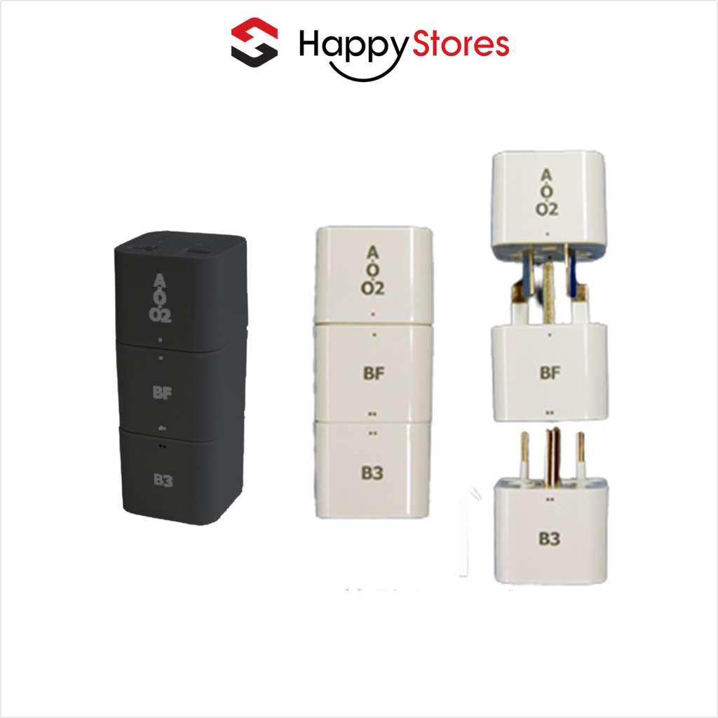 Bộ Chuyển Đổi 9 Loại Ổ Cắm Kashimura WP-97M, WP-88M Màu Trắng, Đen Chính Hãng | Shopee Việt Nam