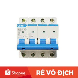 Aptomat 3p 40a CB 3 pha C40 MCB attomat 380V | Shopee Việt Nam