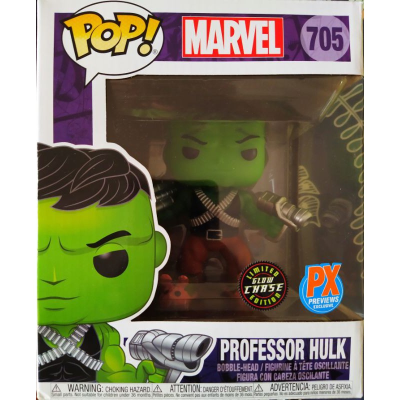 Funko Pop! Marvel - Professor Hulk (PxPreviews)(Glow Chase) | Shopee ...