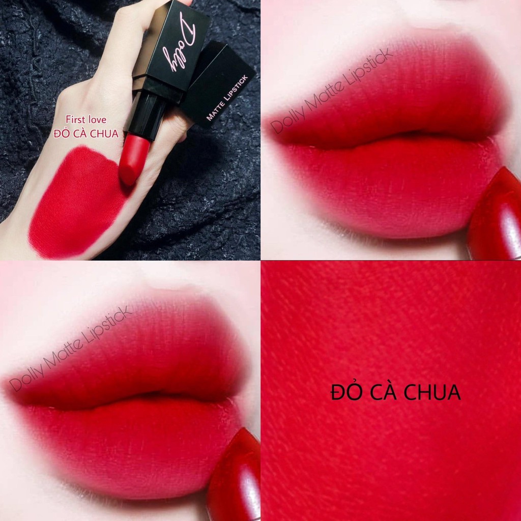Mua Son Thỏi, Son Lì, Son DOLLY Không Chì Chất Lượng Chính Hãng Màu Đỏ ...