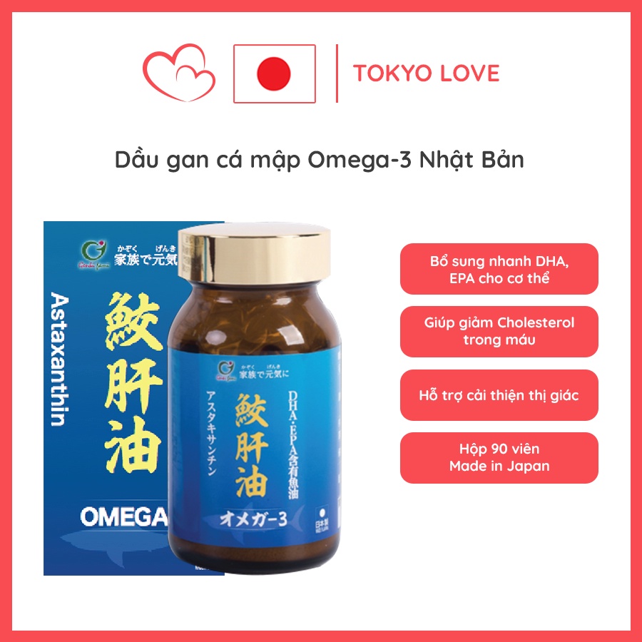 Omega 3 Genki Fami, Nhật Bản bổ sung Astaxanthin hỗ trợ ngăn ngừa oxy ...