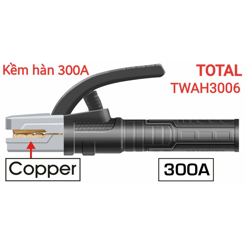Mua Kìm hàn que TOTAL TWAH3006 Kềm hàn điện,phù hợp sử dụng cho máy hàn ...