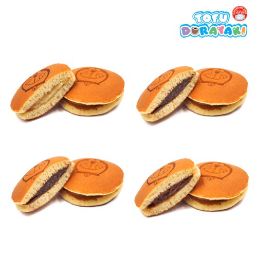 Bánh rán Doraemon/ Dorayaki (SET 8 BÁNH 1 VỊ: SOCOLA/KHOAI MÔN/ĐẬU ĐỎ ...