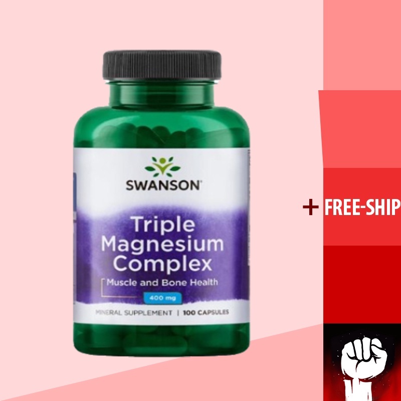 SWANSON VITAMIN | Bổ Sung Magiê Triple Magnesium Complex 400MG [30 - 100 - 300 Viên] - Chính ...