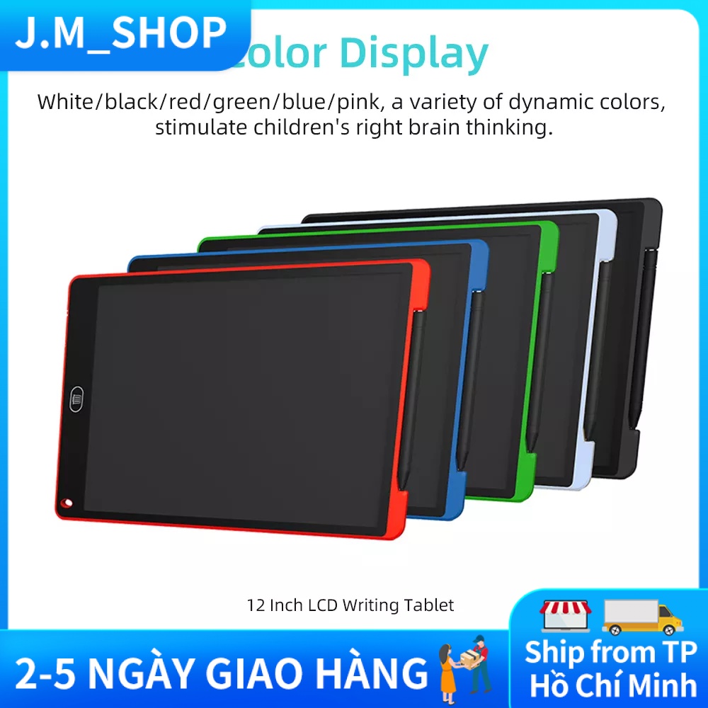 Mua Bảng viết LCD 12 inch Máy tính bảng vẽ kỹ thuật số điện tử, Màu ...