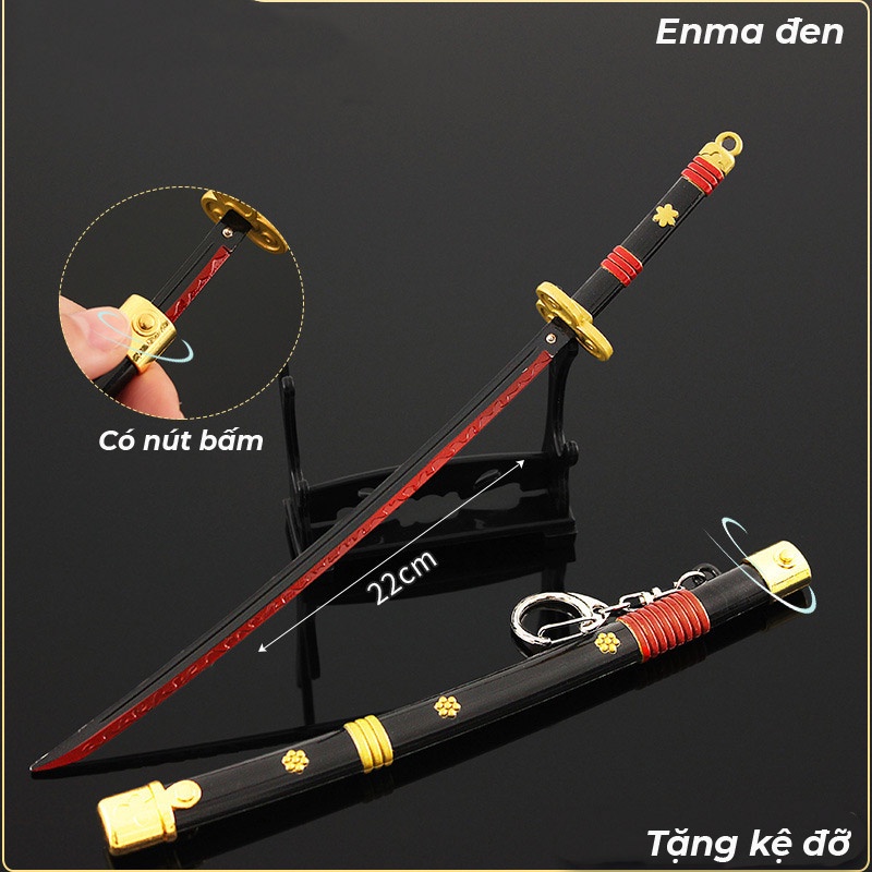 Mua MÔ HÌNH Móc khóa Kiếm katana Kim loại titan ko gỉ Kiếm của Roronoa ...