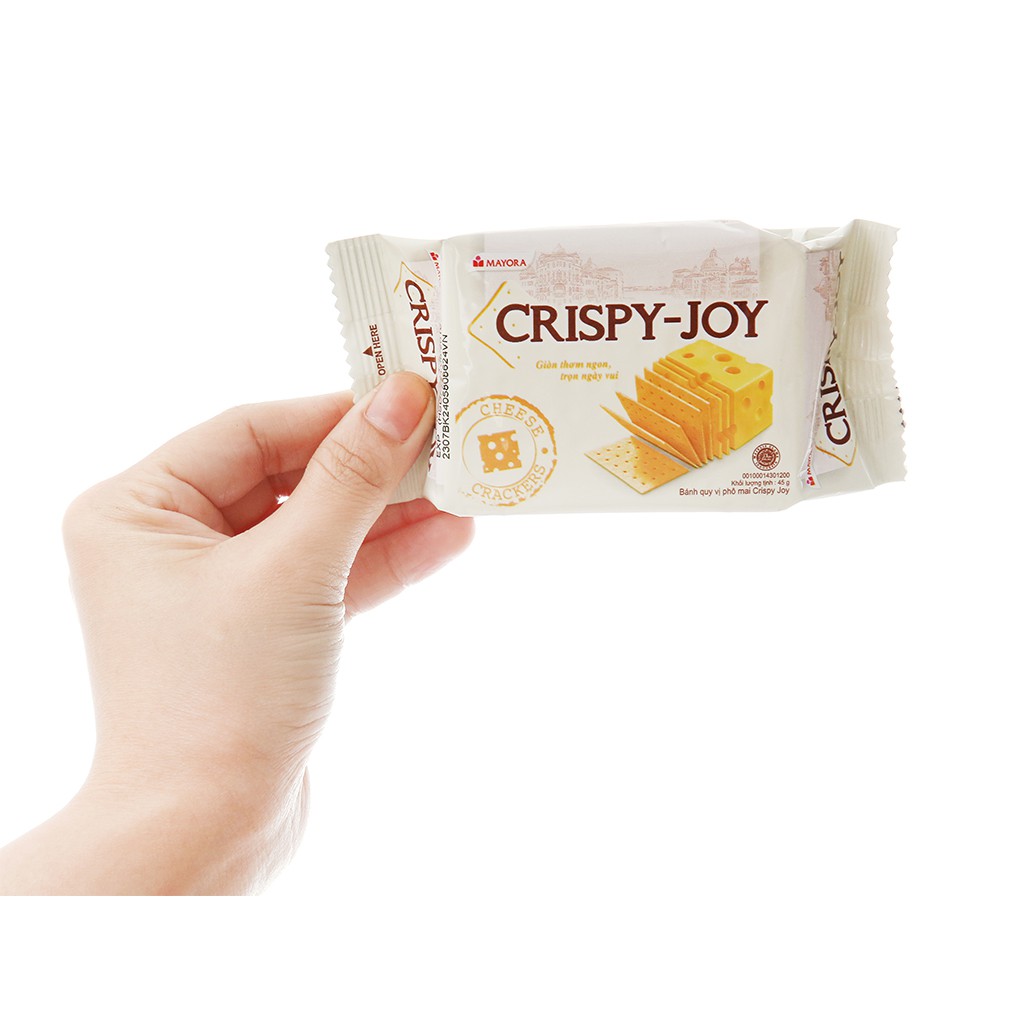 Bánh quy vị phô mai Crispy Joy hộp 360g | BigBuy360 - bigbuy360.vn