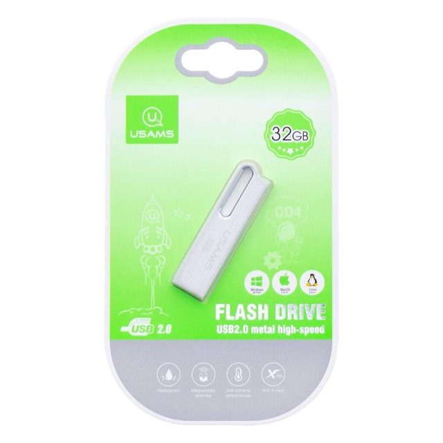 Bán USB USAMS 32GB VỎ NHÔM CHÍNH HÃNG chỉ 99.000₫ | Máy tính giá rẻ