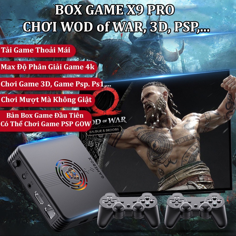 Mua Máy chơi game psp God of War 2022, box game x9 bản nâng cấp game ...