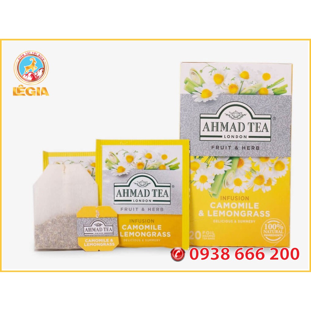 Mua Trà Thảo Mộc Hoa Cúc Túi Lọc Ahmad Camomile & Lemongrass - Trà ...