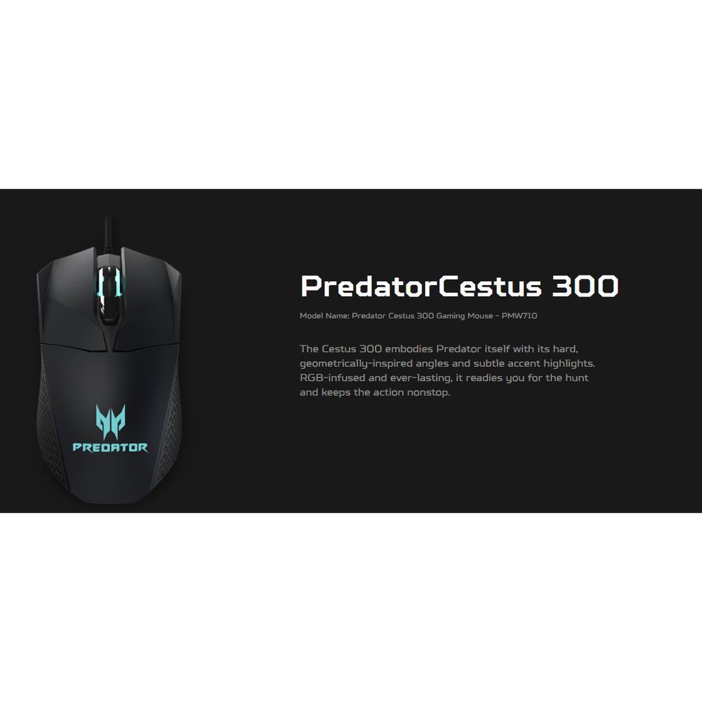 Chuột máy tính Predator cestus 300 Gaming mouse | Shopee Việt Nam