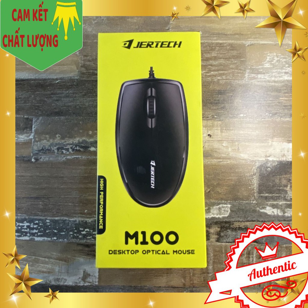 Chuột dây Jertech M100 - Cam kết chất lượng | Shopee Việt Nam