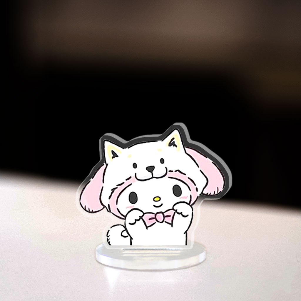 Mua Mô hình Mini Sanrio Standee Chibi Các Nhân Vật Hello Kitty Kuromi ...