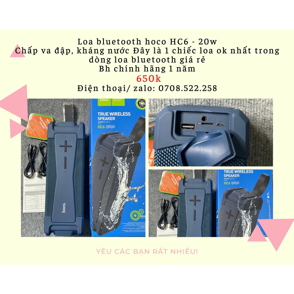 Loa bluetooth Hoco HC6 -20w | Shopee Việt Nam