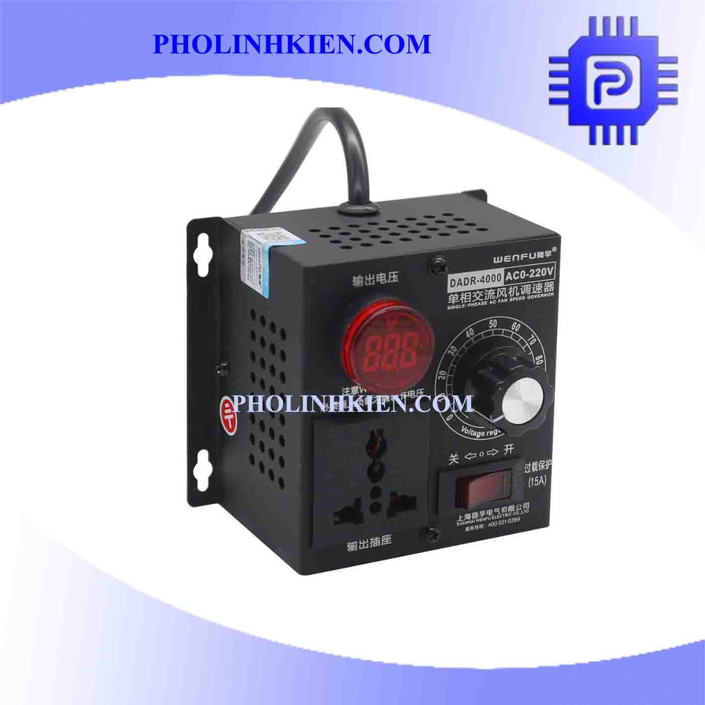 Mạch dimmer 4000w 4kw 220V AC có đồng hồ hiển thị | Shopee Việt Nam