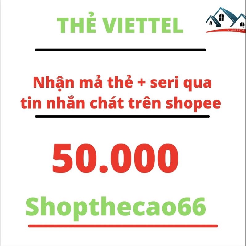 Mã Thẻ cào Viettel 20k ( nhận mả thẻ seri ) - MixASale