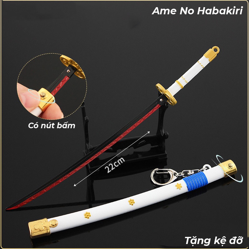 Mua MÔ HÌNH Móc khóa Kiếm katana Kim loại titan ko gỉ Kiếm của Roronoa ...