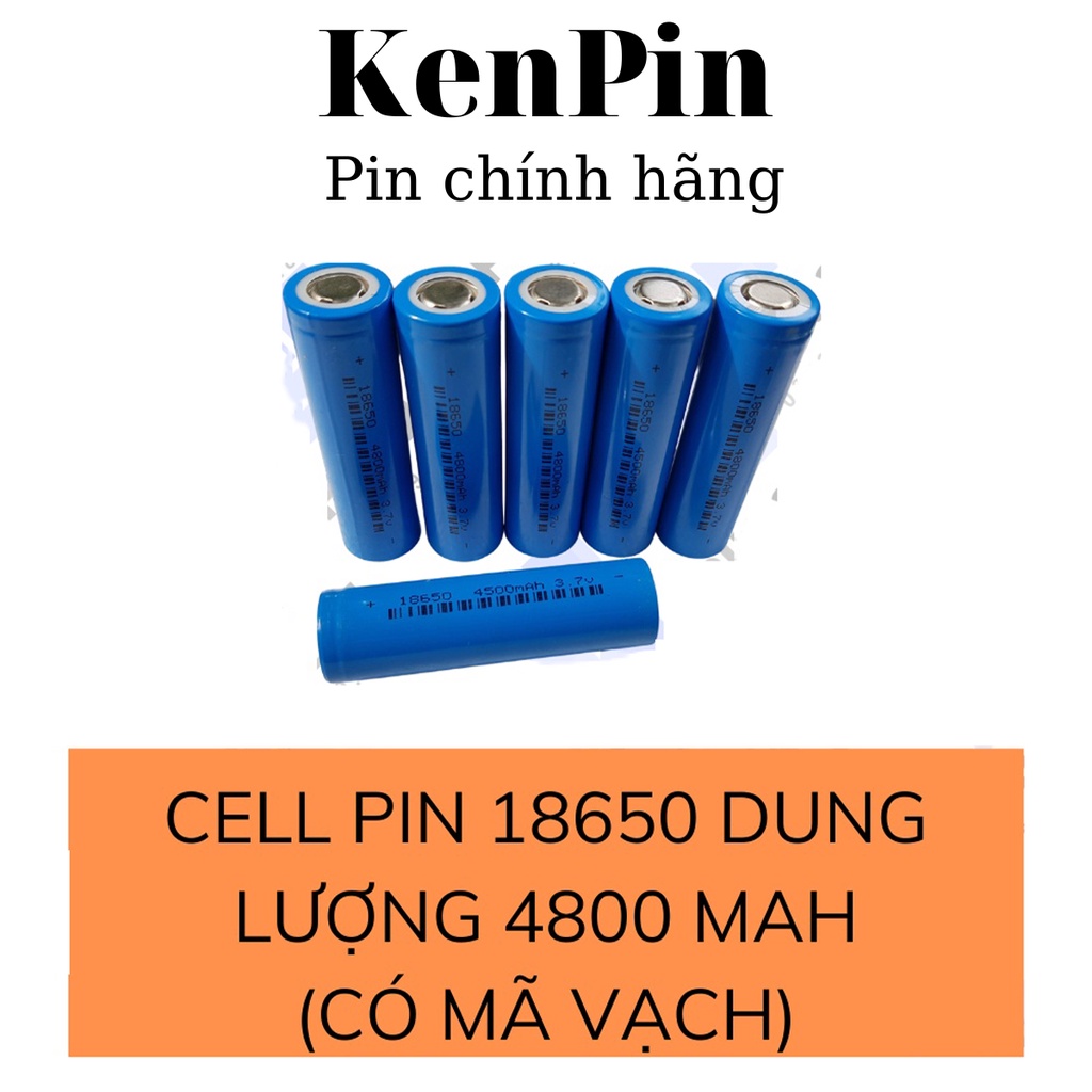 Mua Hàng chính hãng Cell Pin 18650 4800mAh siêu bền dung lượng cao dùng ...