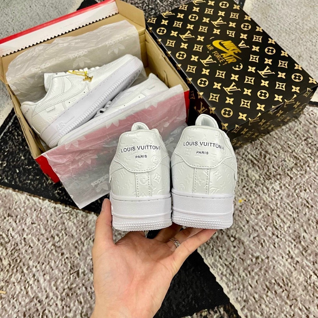 Mua Giày Nike_AirForce1 trắng phối LV bản best Trung (Full size - full Box) giá rẻ nhất | TecKi.Vn