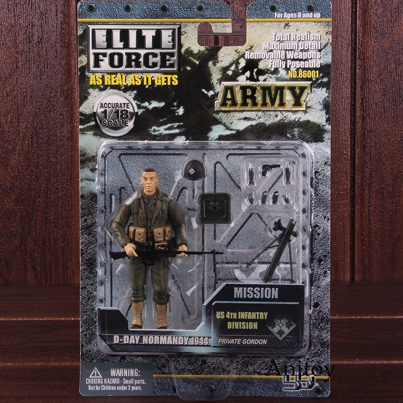 D-Day Normandy 1944 Army Soldiers 1/18 Scale Action Figure Fully ...