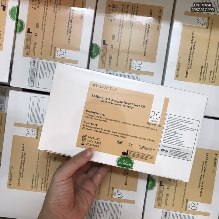 Mua Bộ 10 Kit Test Nhanh Covid-19 Labnovation được Bộ Y Tế Cấp Phép giá ...