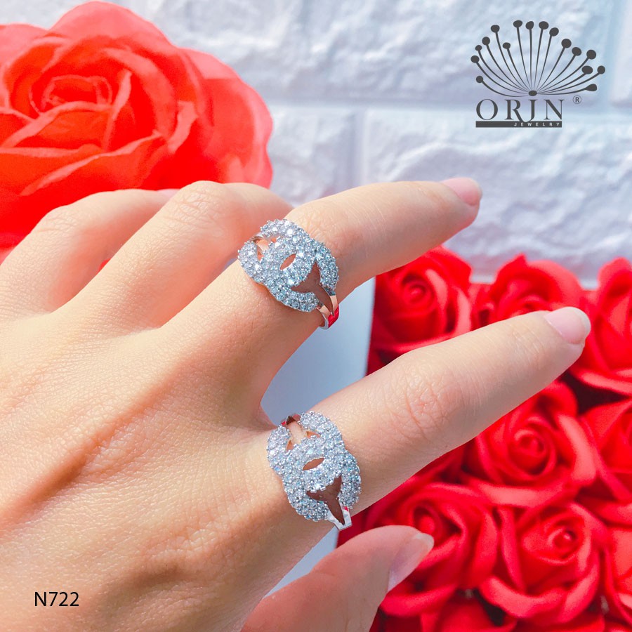 Nhẫn bạc nữ, nhẫn chữ x thiết kế cao cấp Orin N722 | HolCim - Kênh Xây ...