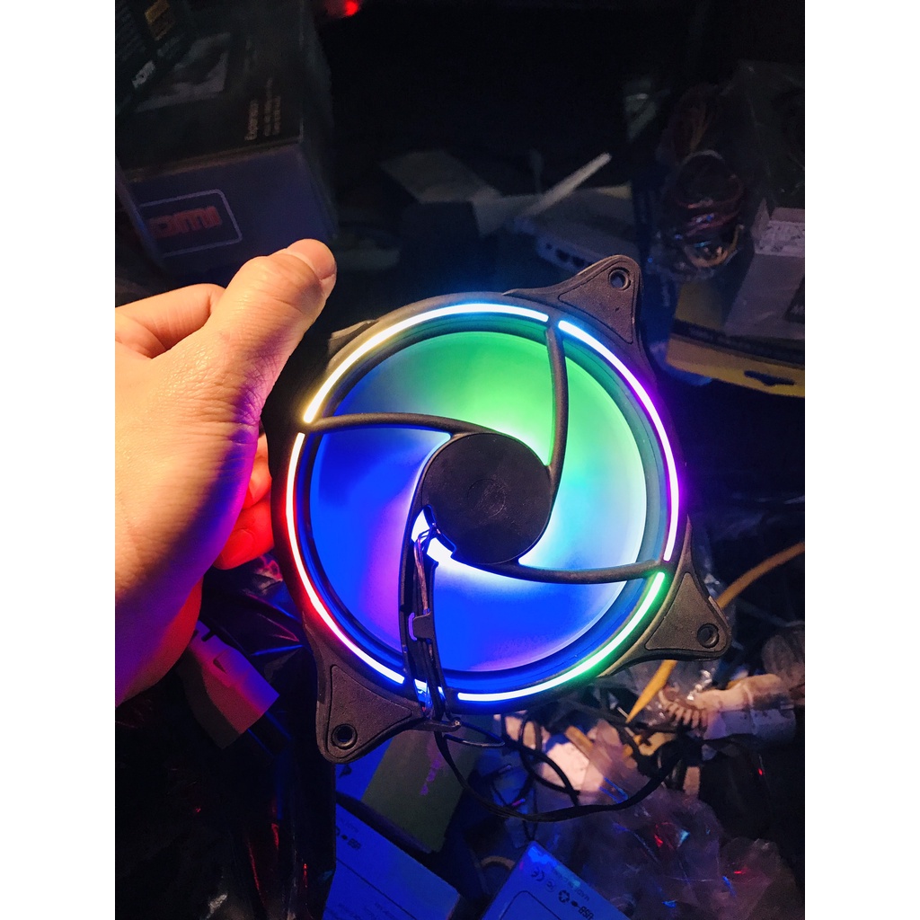 Mua Fan Led 12cm Làm Mát Cho Case Máy Tính - Quạt Tản Nhiệt, Fan Led ...