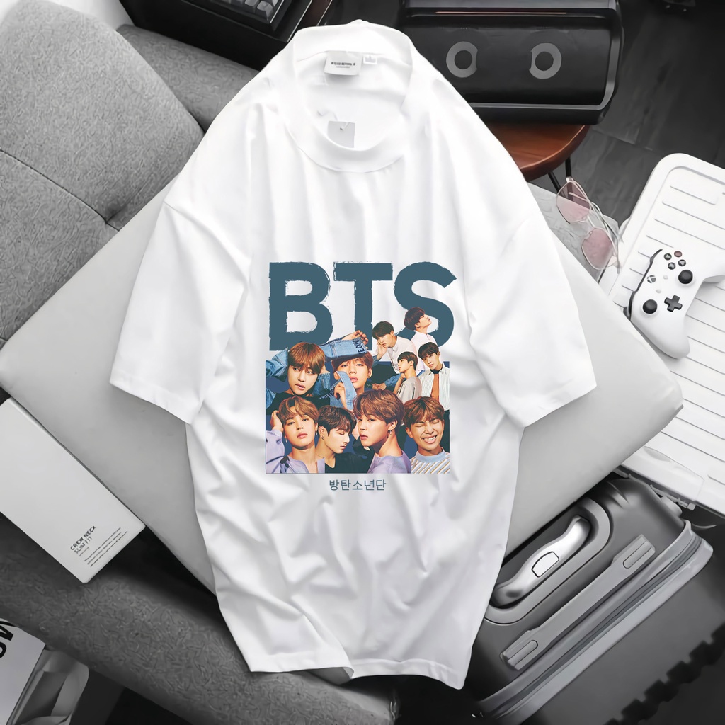 Mua Áo thun from rộng có hình nhóm nhạc BTS siêu ngầu hàng siêu hot hit ...