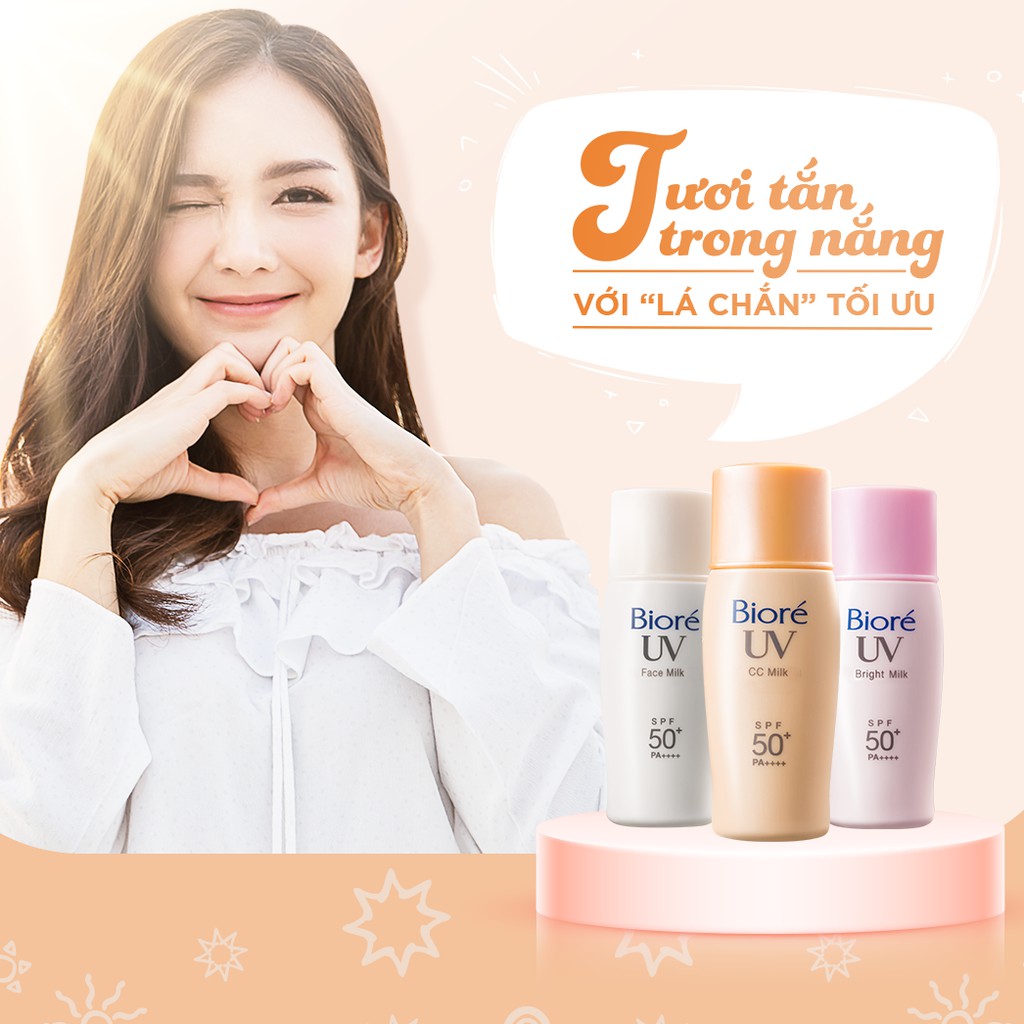 Kem Chống Nắng Biore UV Milk - Sữa Chống Nắng Biore UV Milk SPF50+ PA ...
