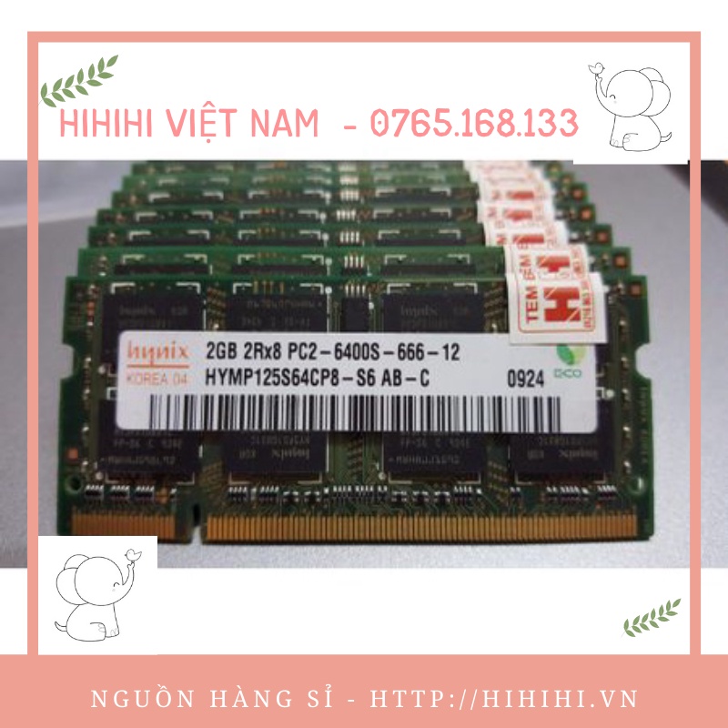 [NGUỒN SỈ 11]DDRam II 2G/Bus 800 laptop máy bộ. LOẠI 1 | Shopee Việt Nam