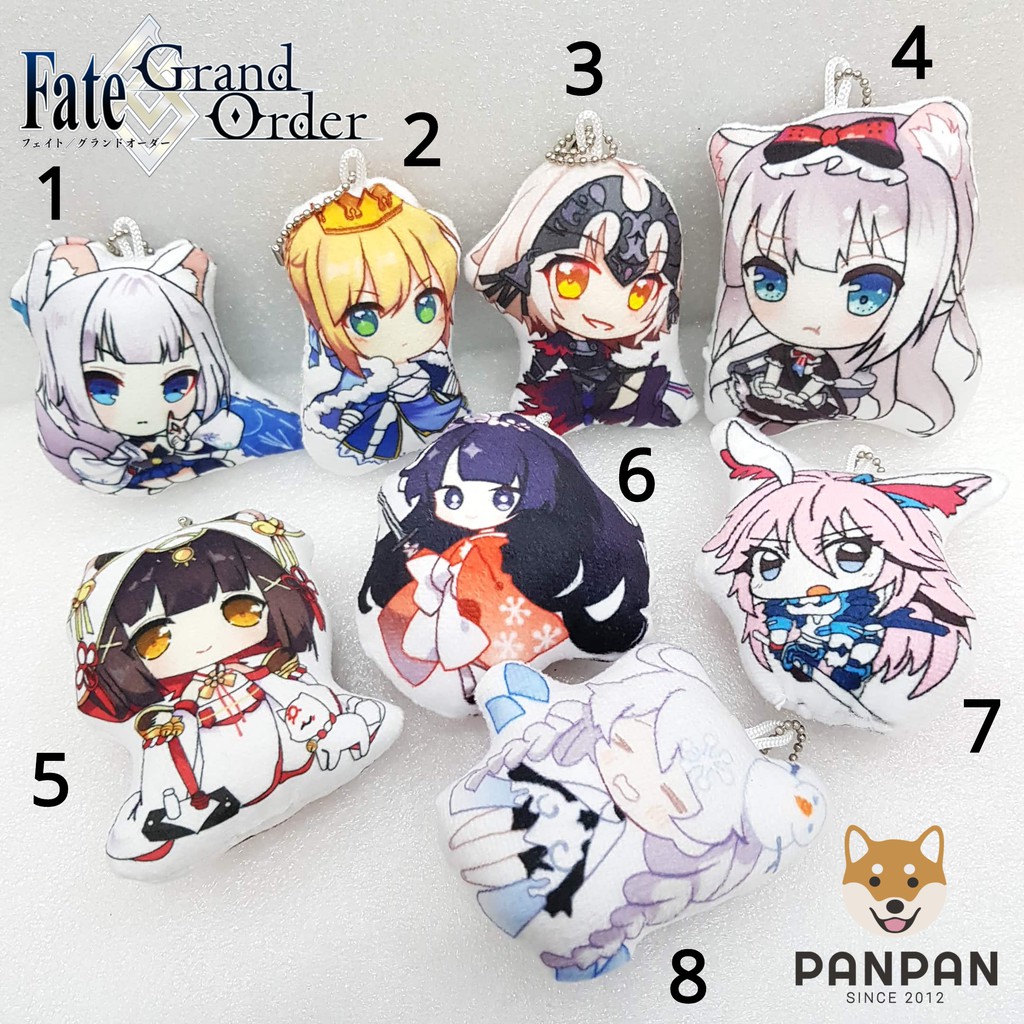 Móc khóa plushie nhồi bông anime FGO/Honaki Impact/Azur Lane – Đồ chơi ...