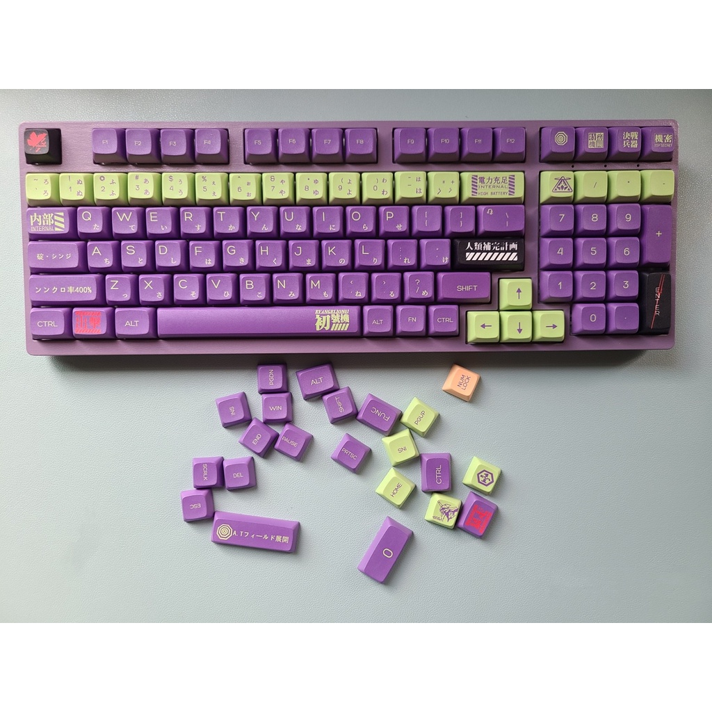 Mua EVANGELION Keycaps XDA Hồ sơ EVA Chủ đề 120 Phím PBT Dye Thăng hoa ...