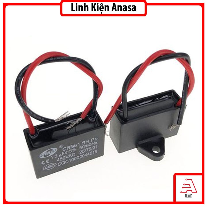 Mua Tụ quạt 2,5uf 450VAC - Tụ quạt bàn, quạt trần, quạt treo tường giá ...