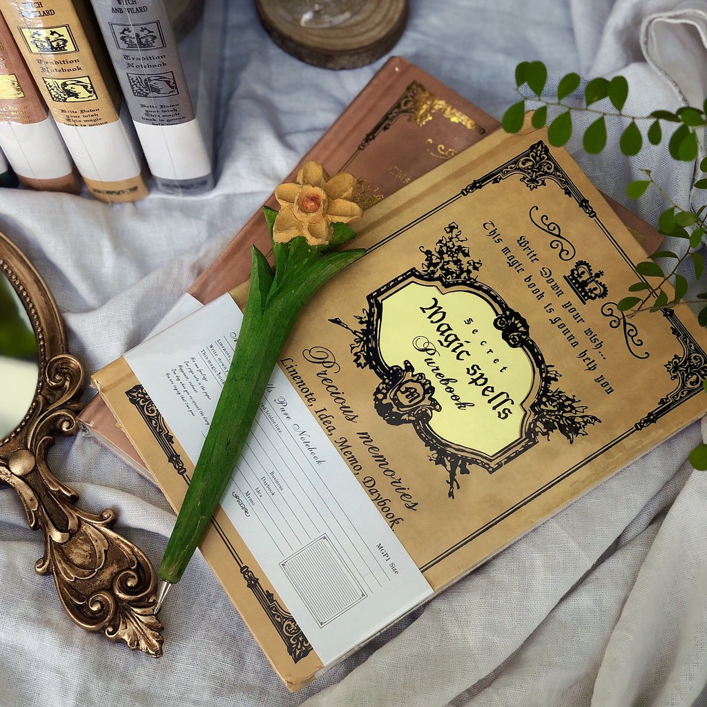 Magic Spells Notebook - Sổ Nhật Ký Vintage | Shopee Việt Nam