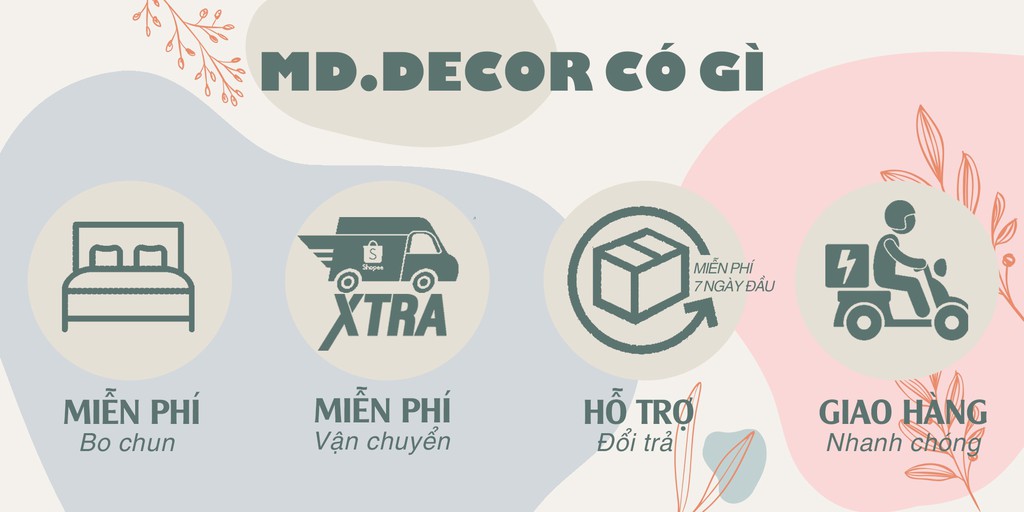 MD.DECOR - BEDDING Official, Cửa hàng trực tuyến | Shopee Việt Nam