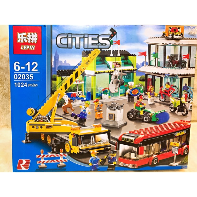 (Cities) LEGO cities CÔNG TRÌNH XÂY DỰNG KHU SỐNG CAO CẤP (1024 mảnh ...