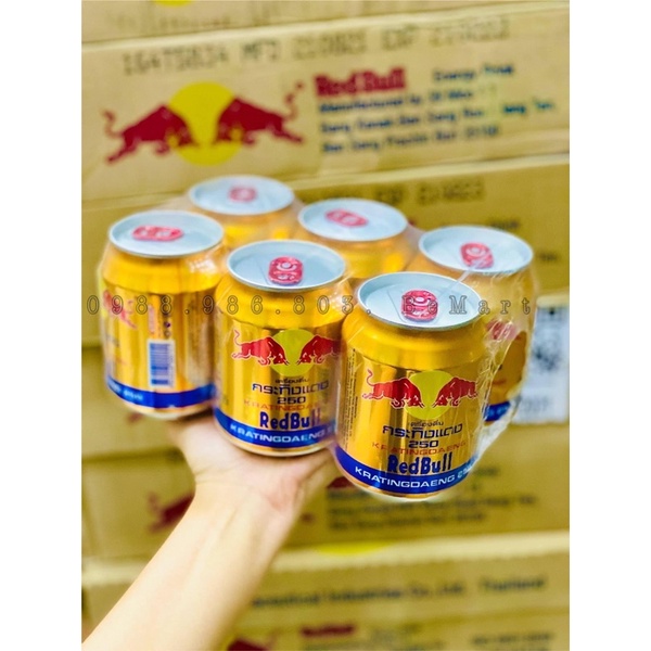 Nước tăng lực RED BULL lon 250ml Thái Lan | Shopee Việt Nam