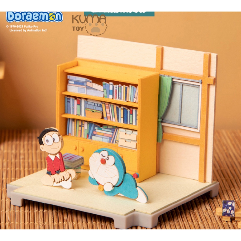 Mua Mô hình 3D Doraemon DIY lắp ghép các tiểu cảnh: nhà Nobita, sân ...
