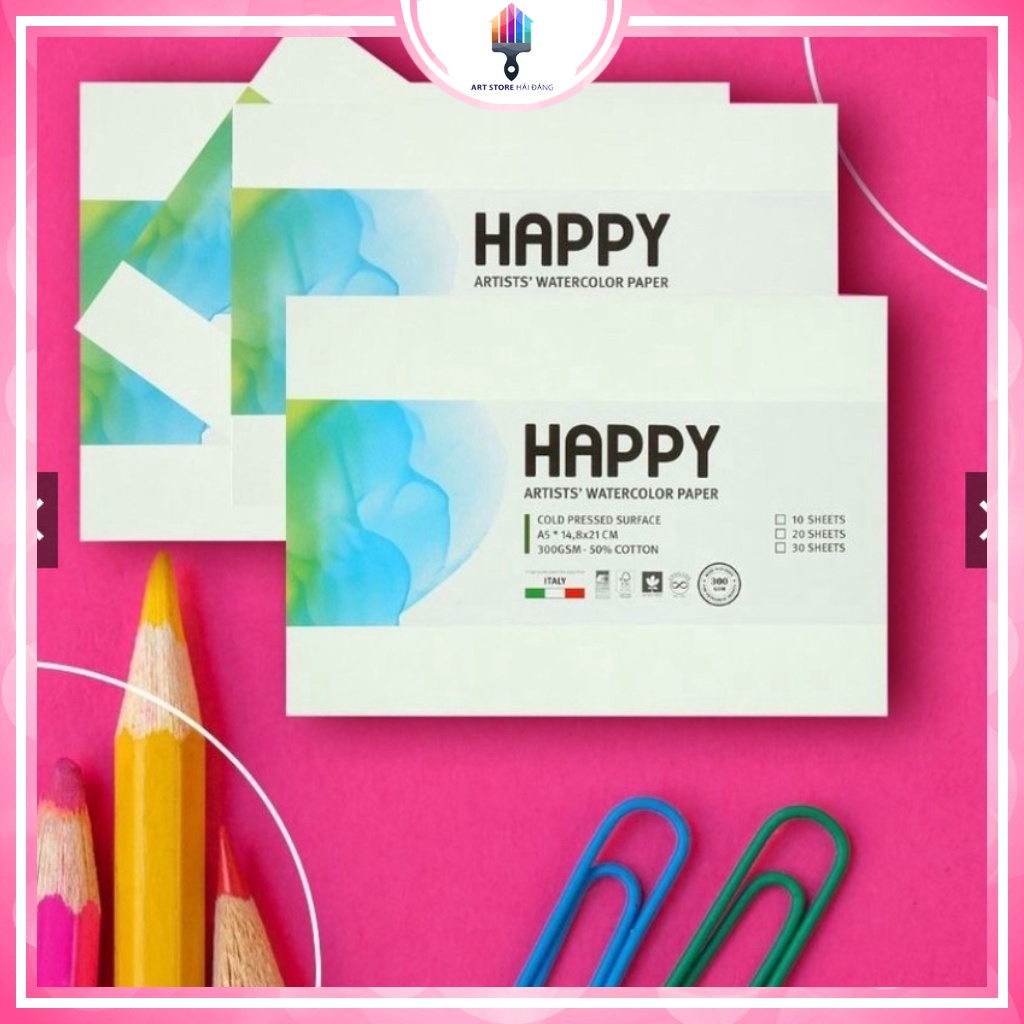 Giấy Happy A4;A5(300gms) | Shopee Việt Nam
