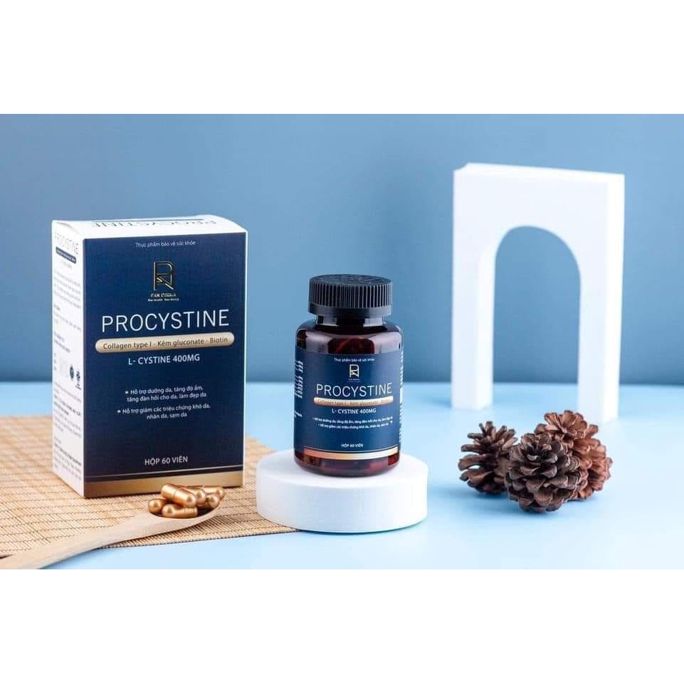 Viên uống giảm mụn trắng da Procystine 60v | Shopee Việt Nam