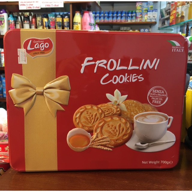 Bánh quy hộp thiếc Lago Frollini cookies 700g hàng Italy | Shopee Việt Nam