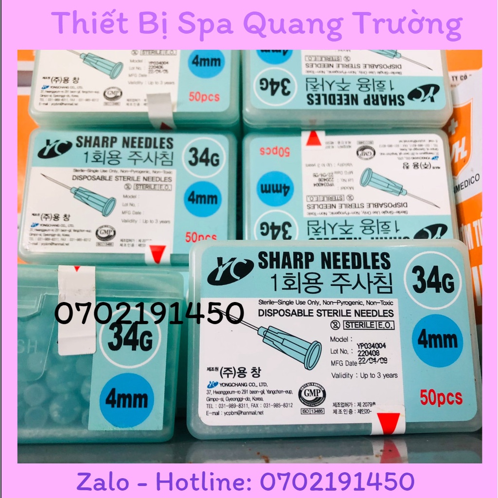 Mua Lẻ 1 cái Kim tiêm meso Kim tiêm dưỡng chất căng bóng da ,Kim 34G ...