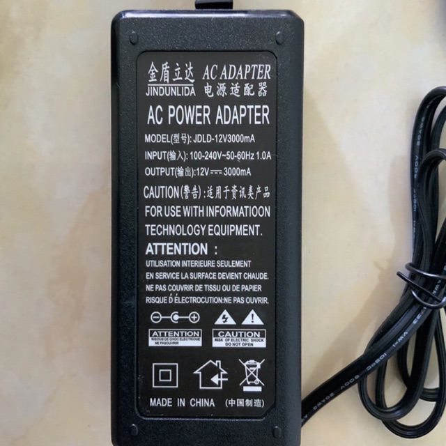 Nguồn sạc loa kéo12V-3A | Shopee Việt Nam