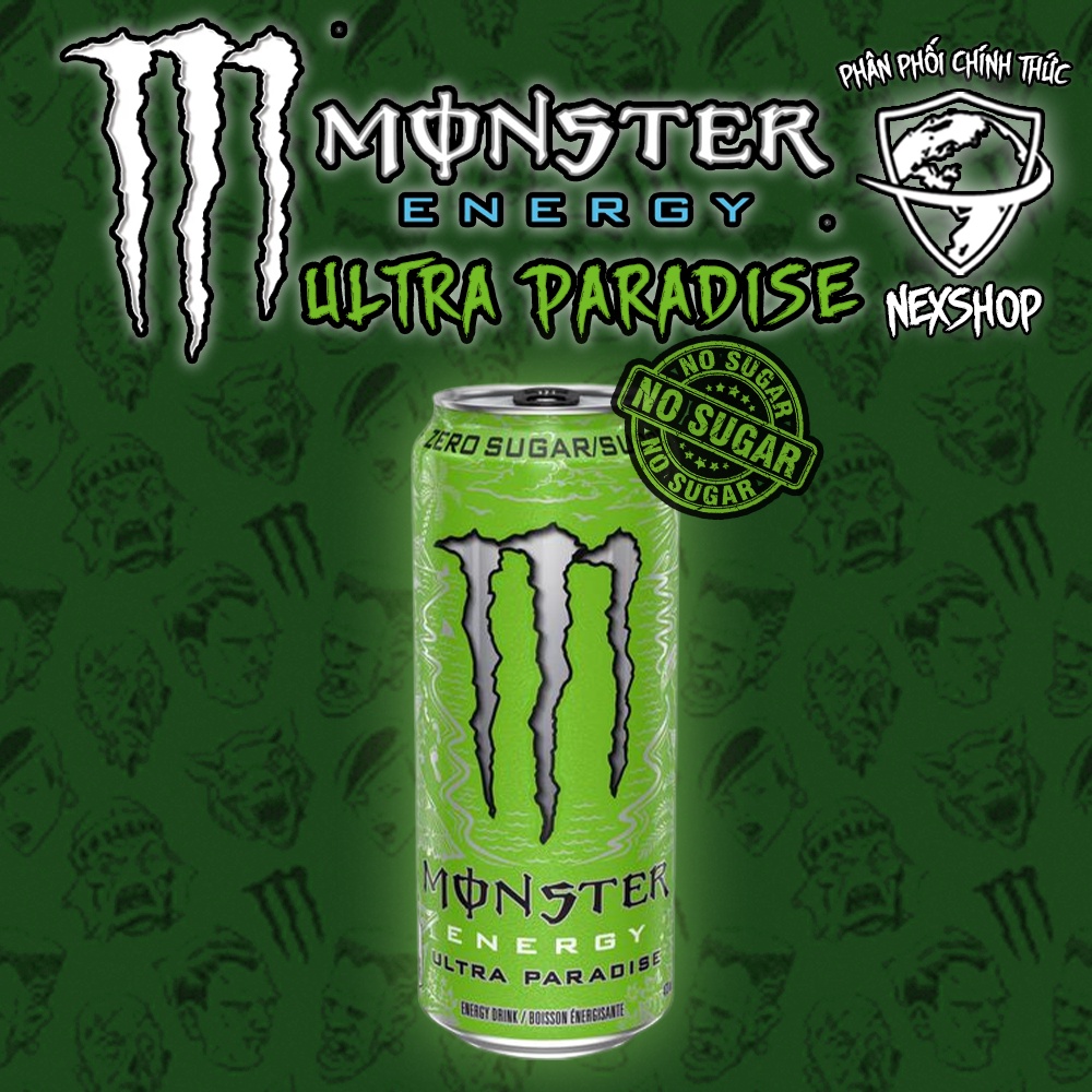 Nước Tăng Lực Không Đường Monster Paradise Ultra - 473ml Mỹ | Shopee ...