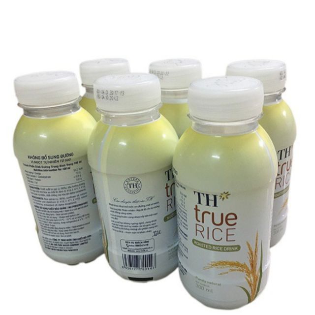 Nước gạo rang TH true Rice Lốc 6 chai ×300ml | Shopee Việt Nam