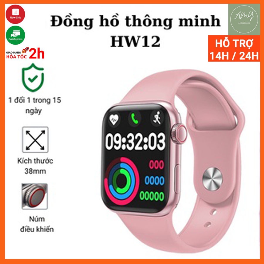 [HW12] Đồng Hồ Thông Minh HW12 có Tiếng Việt, Nghe Gọi, Thay Hình Nền ...